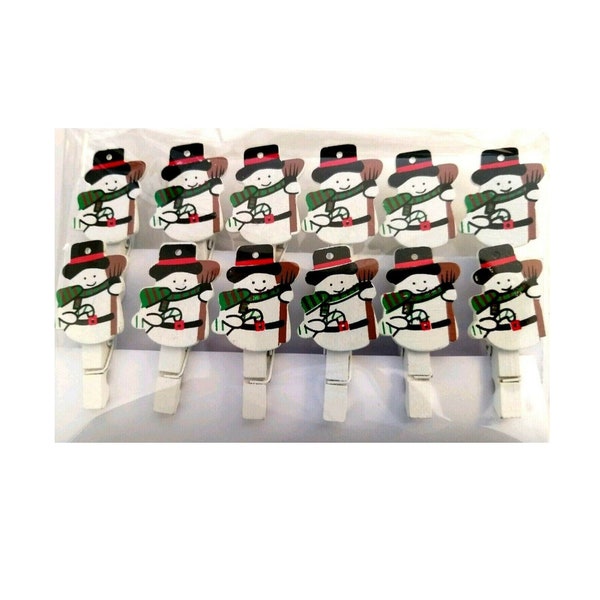 Wooden Snowmen - Etsy