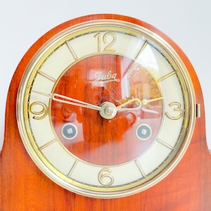 Juba Pendulum Vintage Table / Chimney Clock - 50s - MCM - Mid Century ...