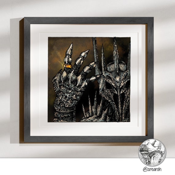 Sauron / the One Ring Tolkien Middle Earth Digital | Etsy