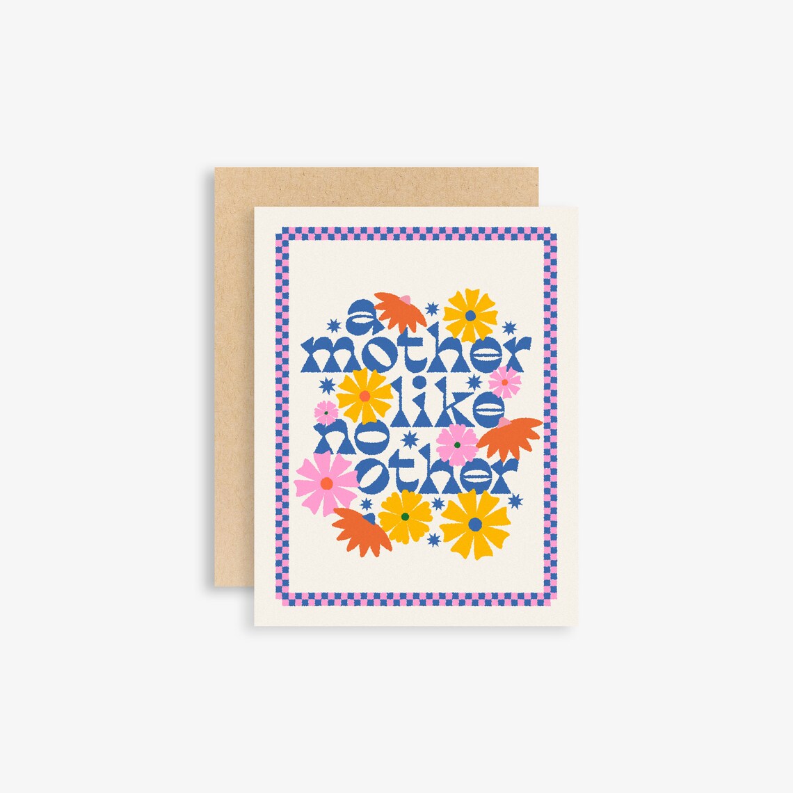 A Mother Like No Other Card Mother S Day Card Greeting Card Colorful