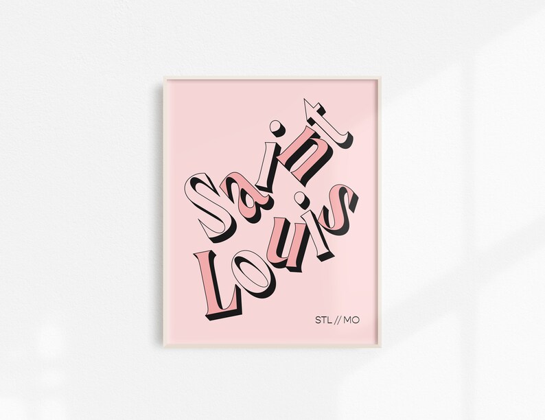Saint Louis Print | Missouri Print | St. Louis Print | City ...