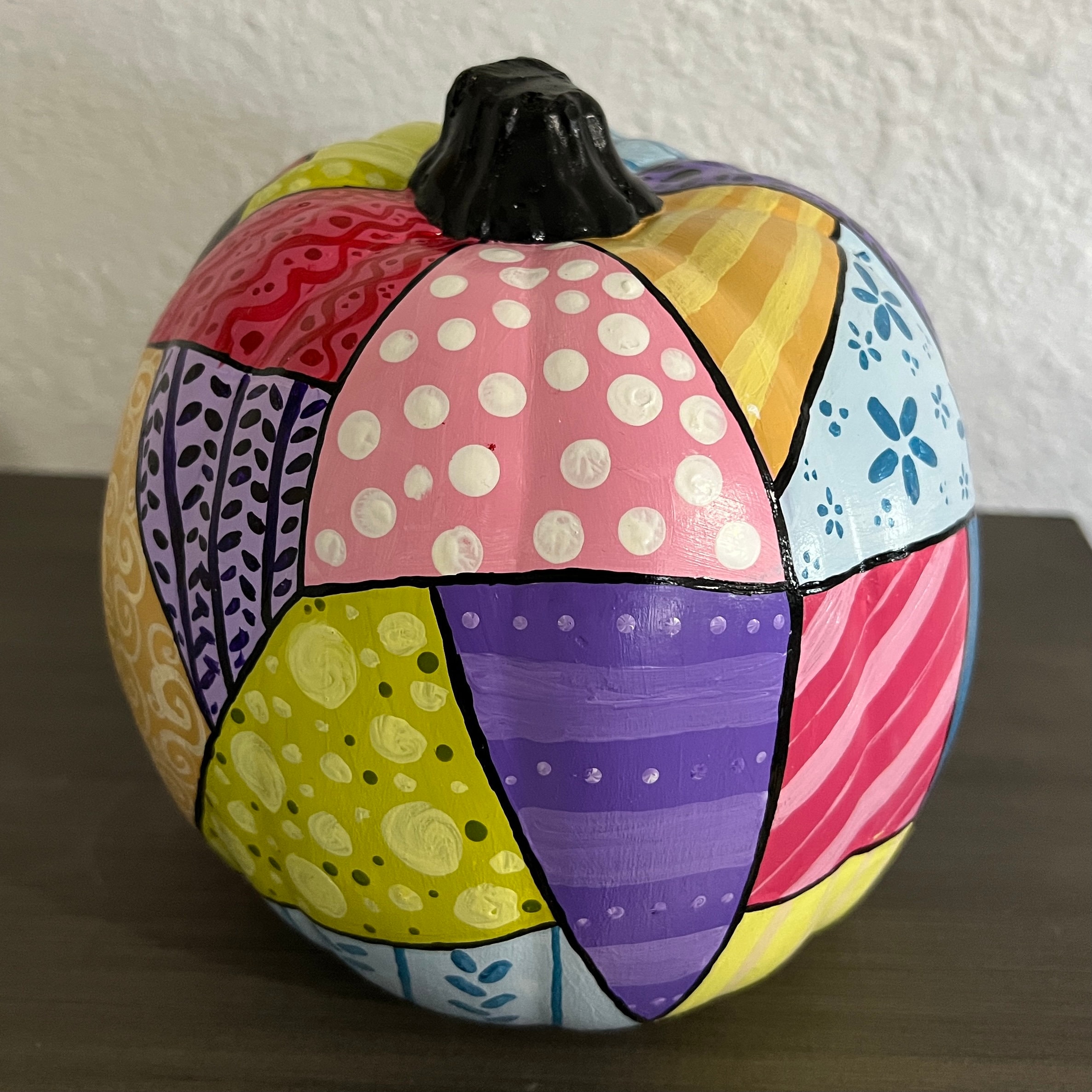 Colorful Minnie Pumpkin, Hand Painted - Etsy