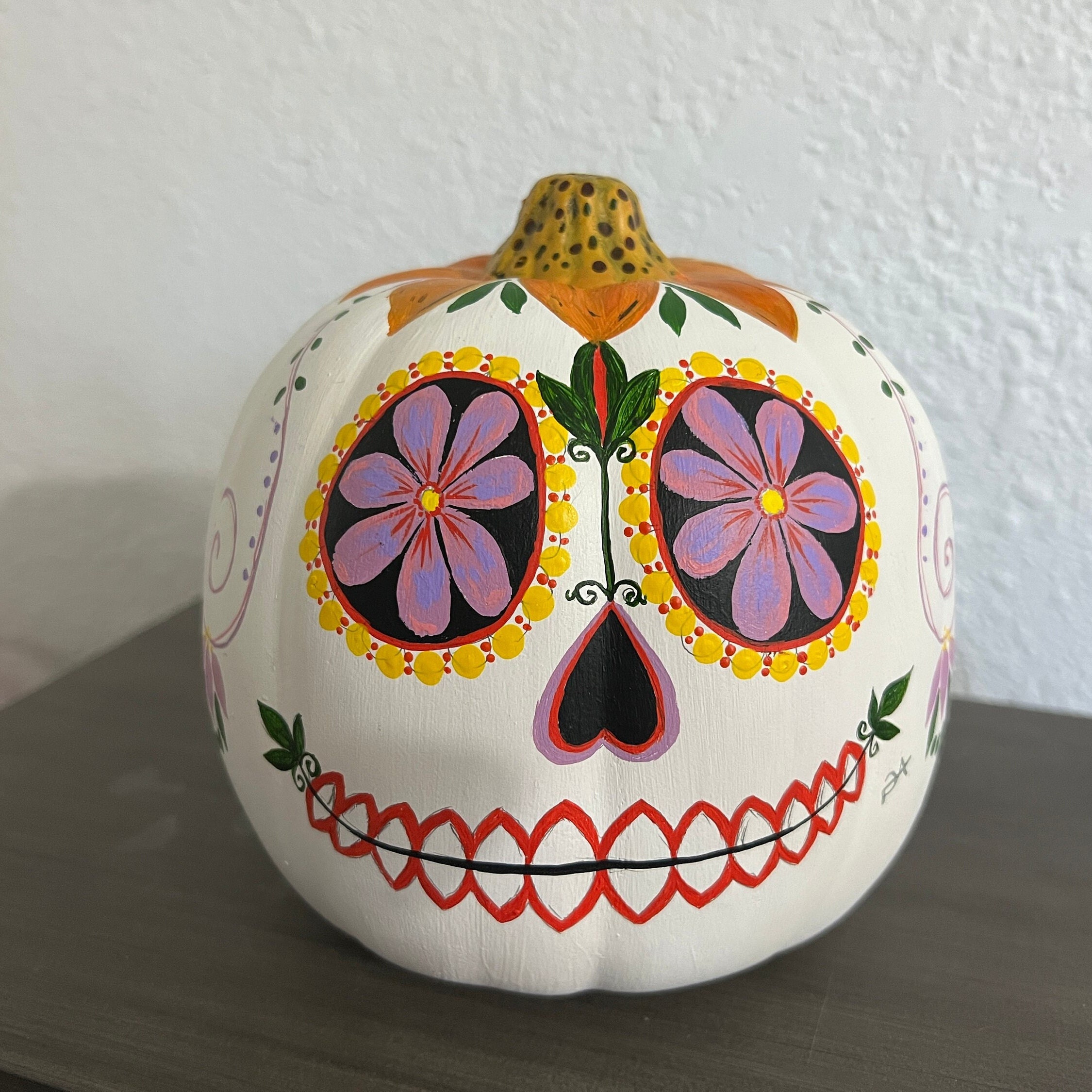 Dia De Los Muertos Pumpkin