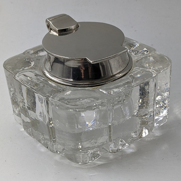 Glass Inkwell - Etsy