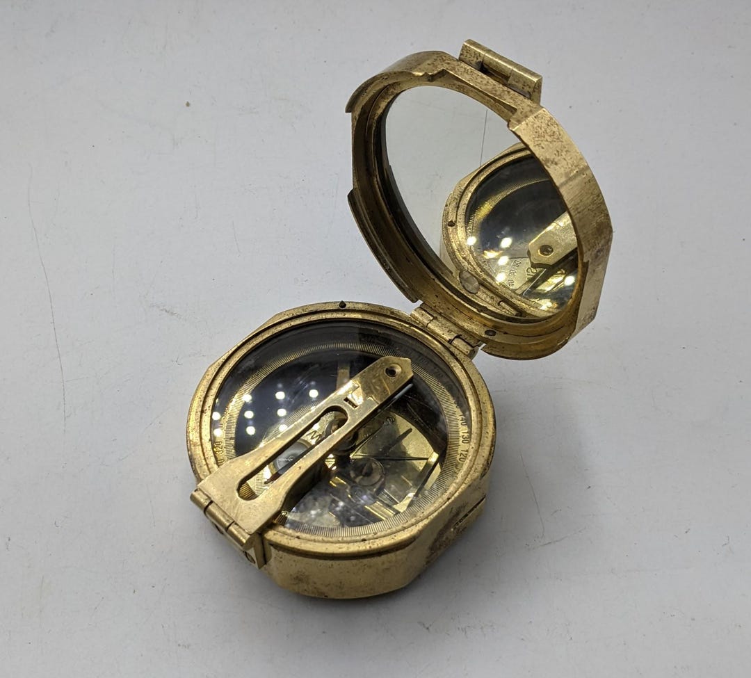Vintage Marine Natural Sine Brass Compass. - Etsy