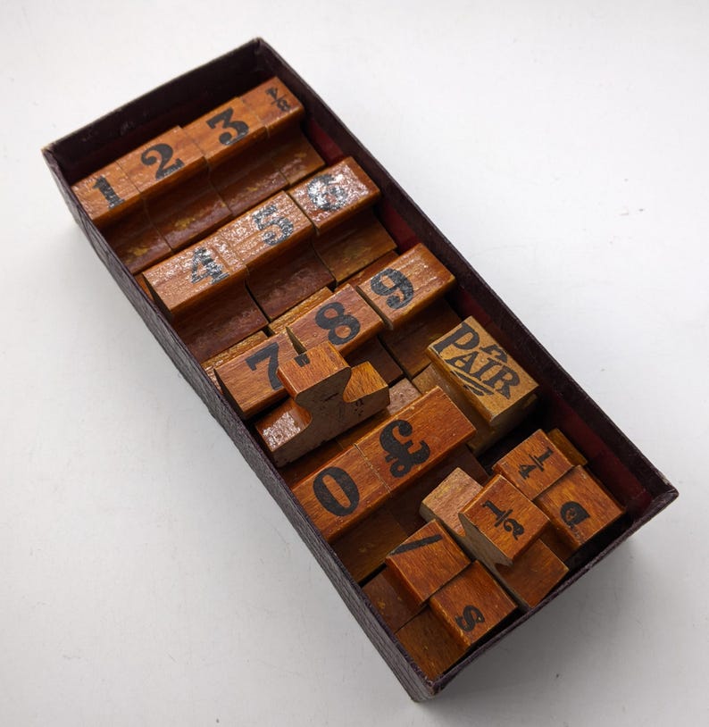 Antique Wooden Printing Blocks. - Etsy