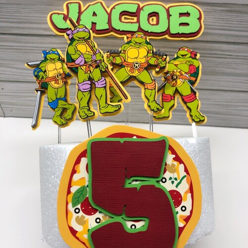 Ninja Turtles Cake Topper - Etsy