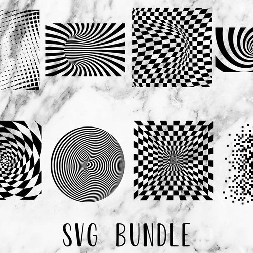 Optical Illusion 8 SVG Bundle. Optical Illusion Bundle - Etsy