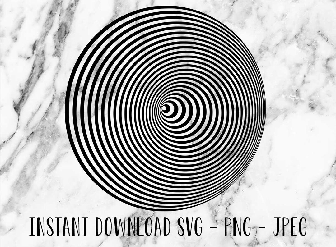 Optical Illusion SVG PNG JPEG. Optical Illusion Silhouette Cricut Cut ...