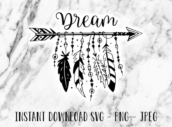 Dream Cut File Digital Download SVG Cricut Friendly | Etsy