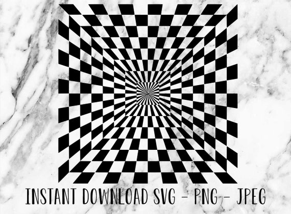 Optical Illusion SVG PNG JPEG. Optical Illusion Silhouette | Etsy