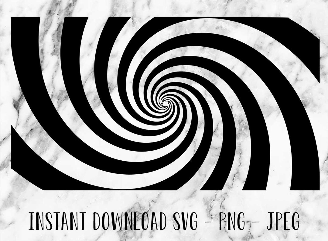 Optical Illusion SVG PNG JPEG. Optical Illusion Silhouette Cricut Cut ...