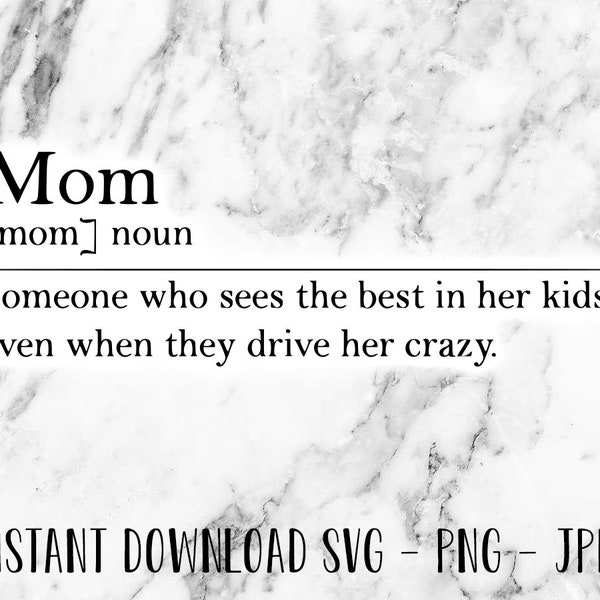 Mom Definition Etsy