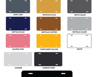 Motorcycle Custom License Plate - Etsy Canada