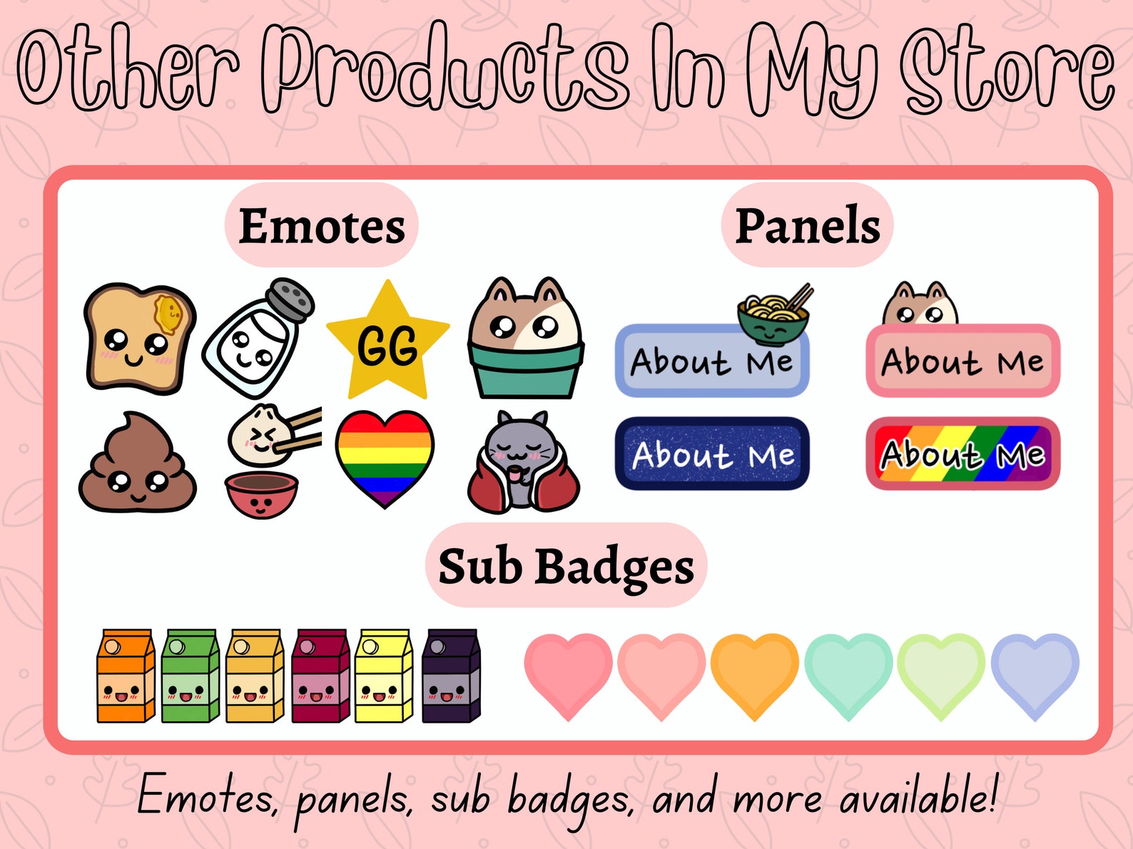 Twitch Coffee Emote, Kawaii Emote, Cute Emote, Iced Coffee Emote ...