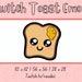 Toast Emote Kawaii Emotes Food Emotes Cute Emotes Bread - Etsy