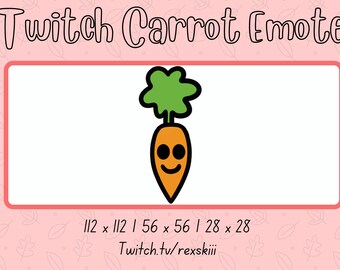 Twitch Carrot Emote - Etsy