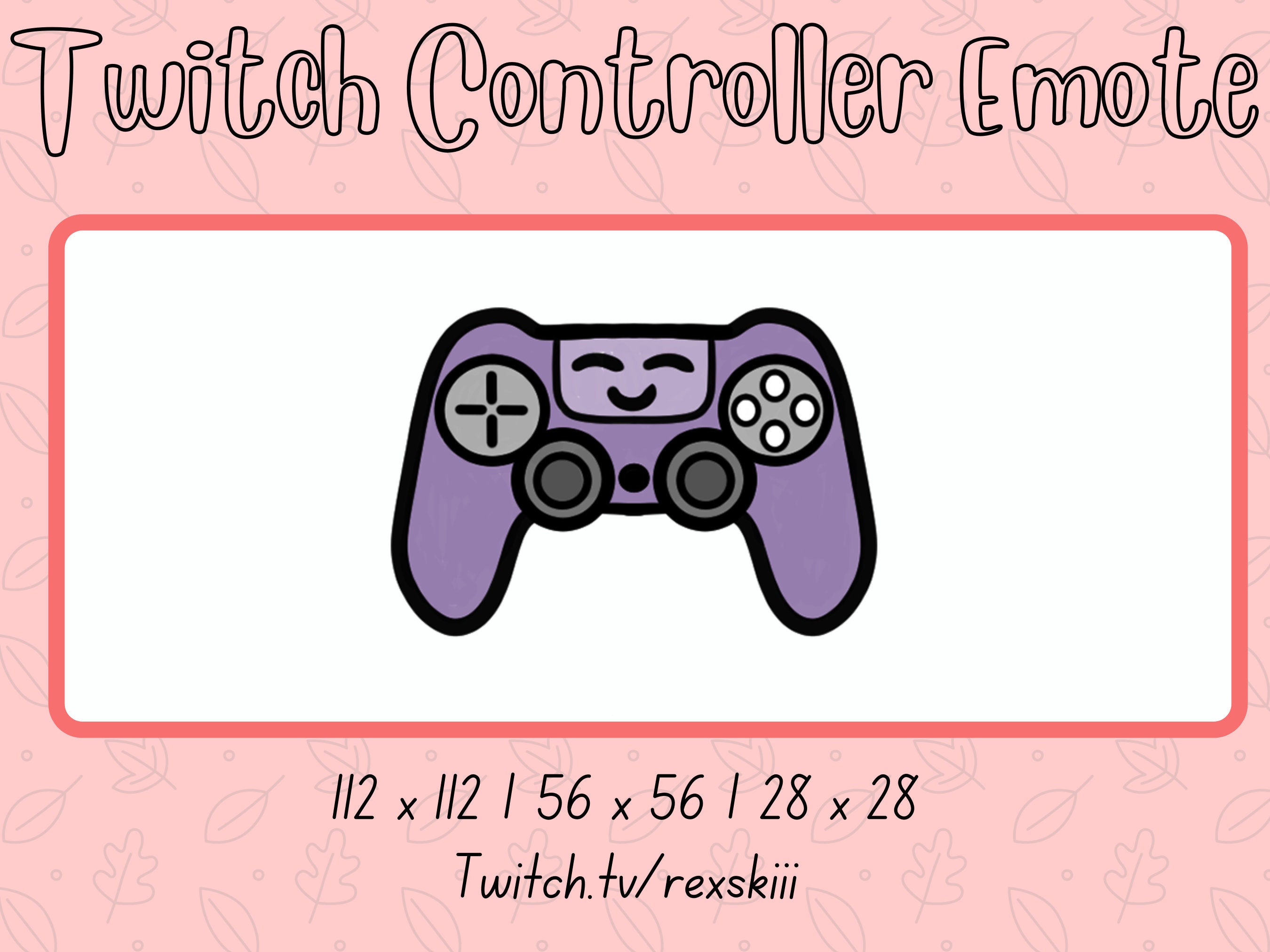 Controller Emote Kawaii Emotes Cute Emotes Gaming Emote - Etsy UK