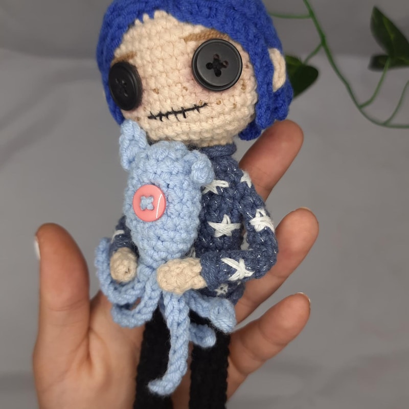 Button Eye Doll - Etsy
