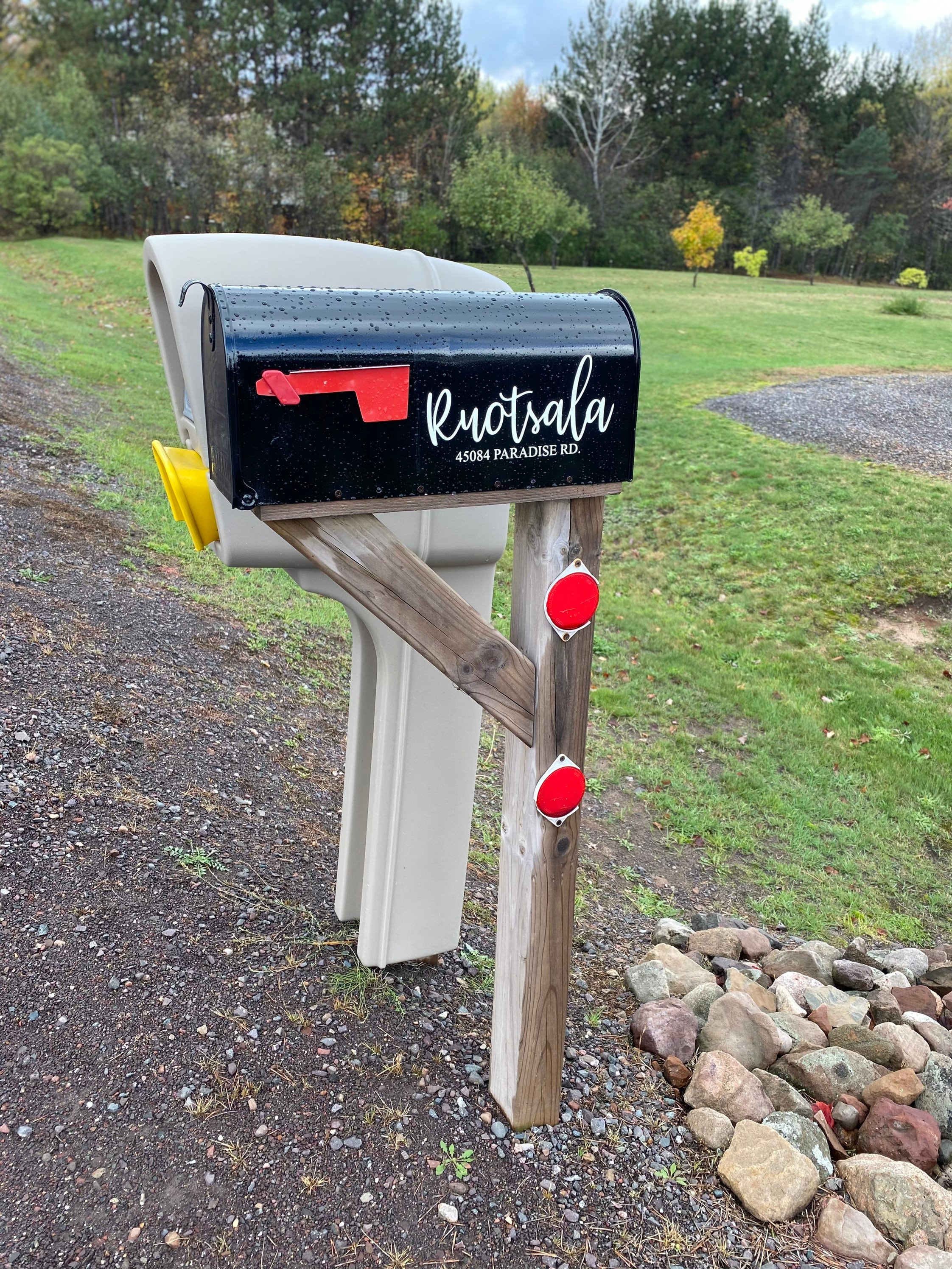 Personalized Mailbox Decal. Custom Vinyl Address for Mailboxes ...