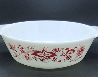 Pyrex Red Casserole | Etsy