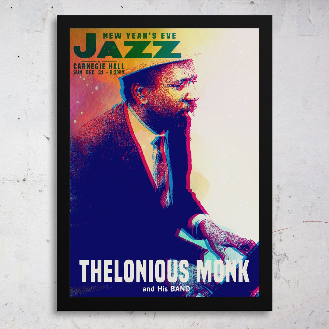 Thelonious Monk Concert Poster Graphic Print - Etsy