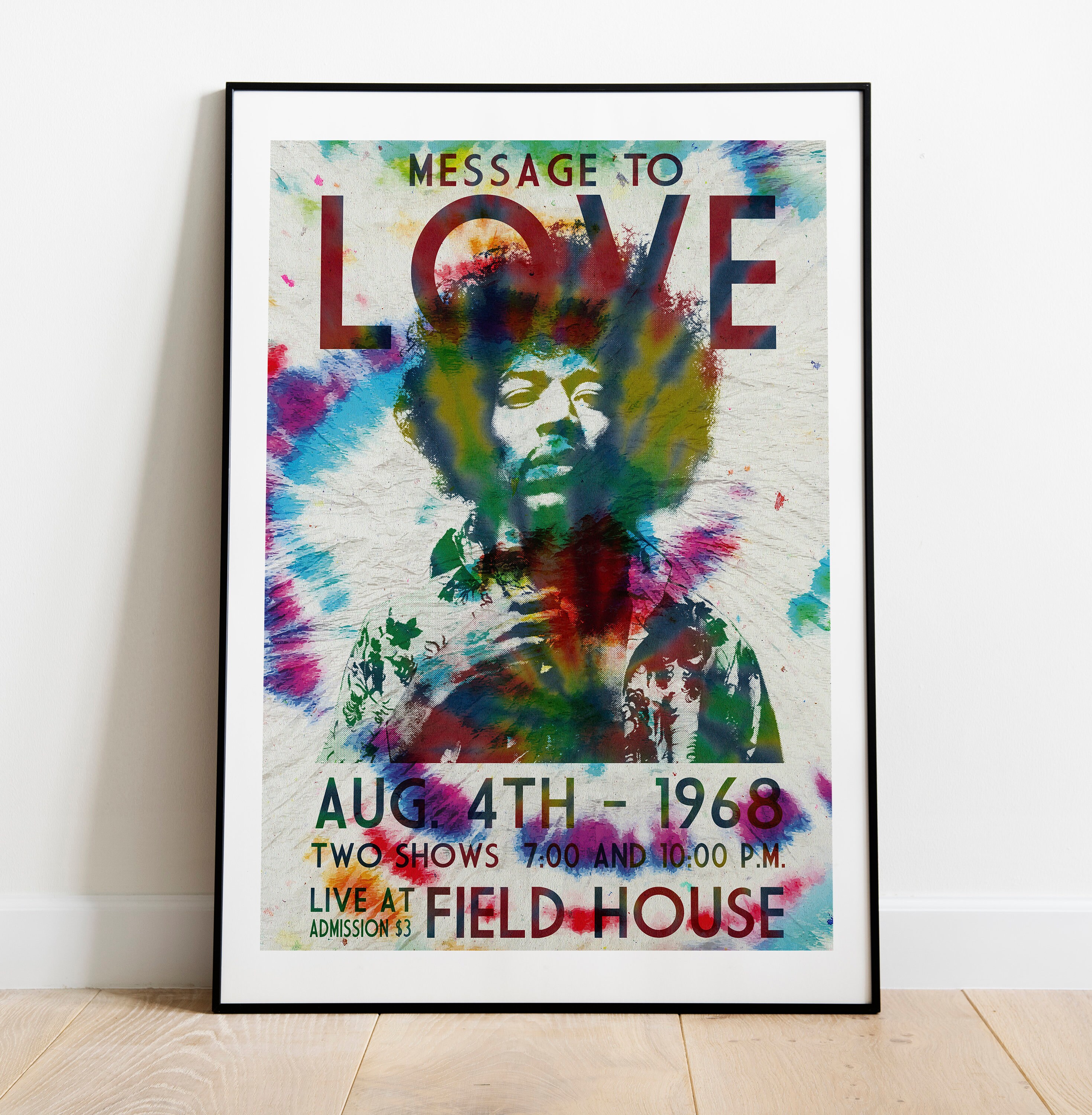 Jimi Hendrix Graphic Print - Etsy