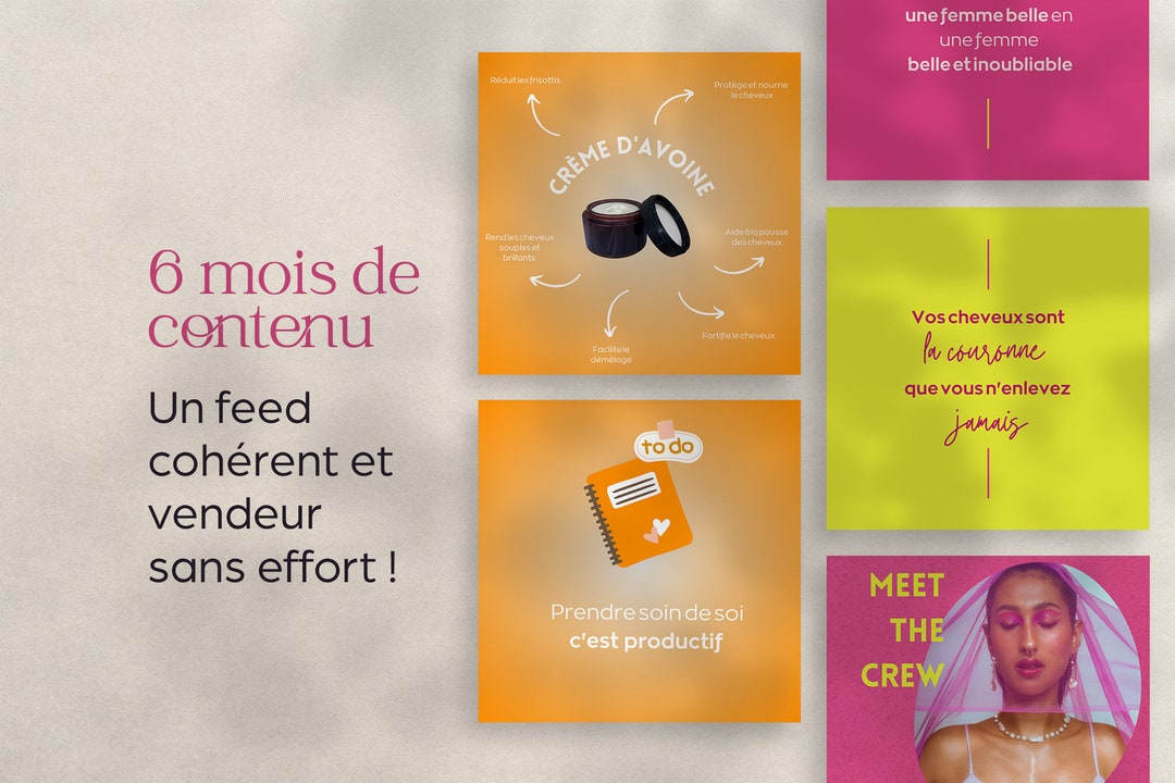 Turnkey Instagram Communication Kit for Self-care Hairdressers With ...