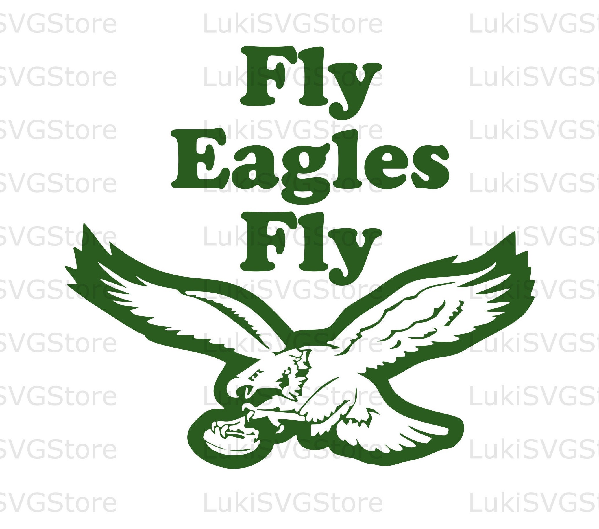 Fly Eagles Fly PNG SVG Digital Download Eagles Philly - Etsy