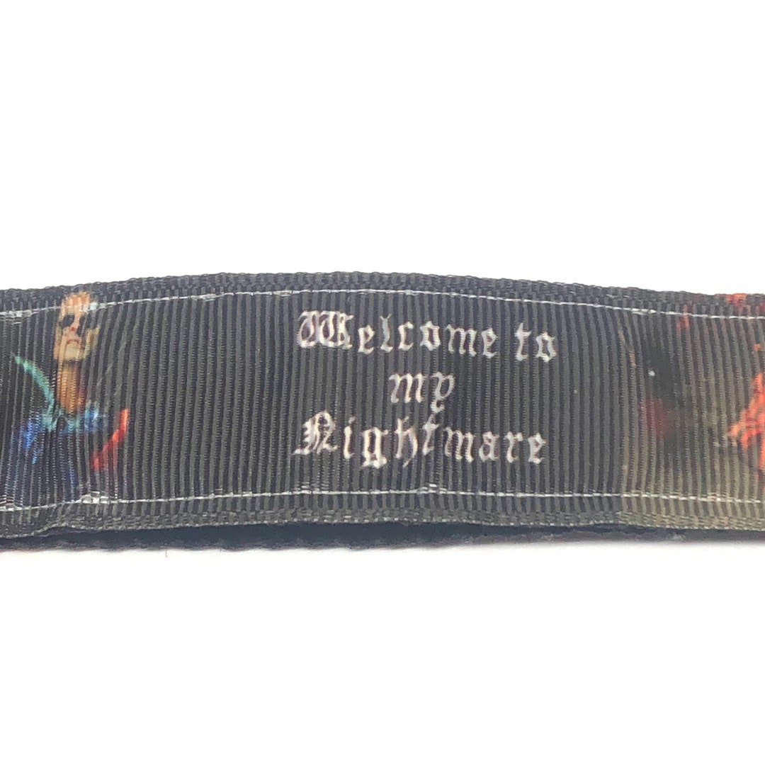 Welcome to My Nightmare Key Chain Key Ring Accessories Rock Keychains ...