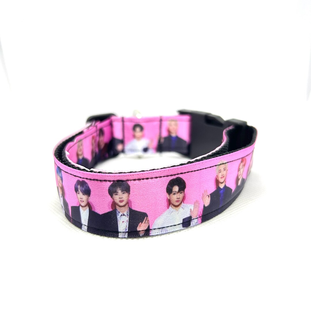 K-pop Band Dog Collar Korean Pop Dog Collar - Etsy