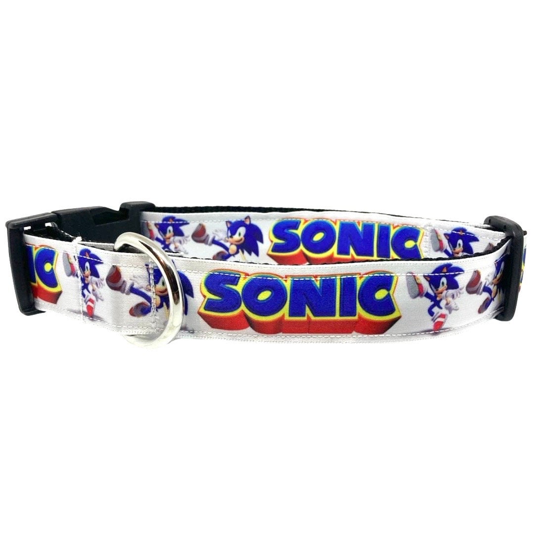 Soni K the Hedgehog Dog Collar, Sonik Dog Collar - Etsy