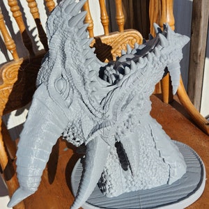 Dragon Head Trophy Wall Mount - Etsy