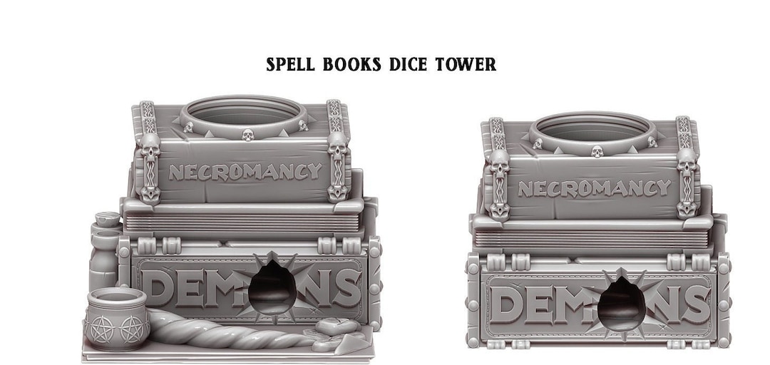 Spellbook Dice Tower - Etsy