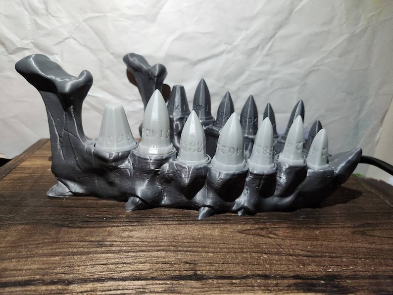 Dragon Jaw Bone Dice Holder/ Dragon Tooth Dice Set - Etsy UK