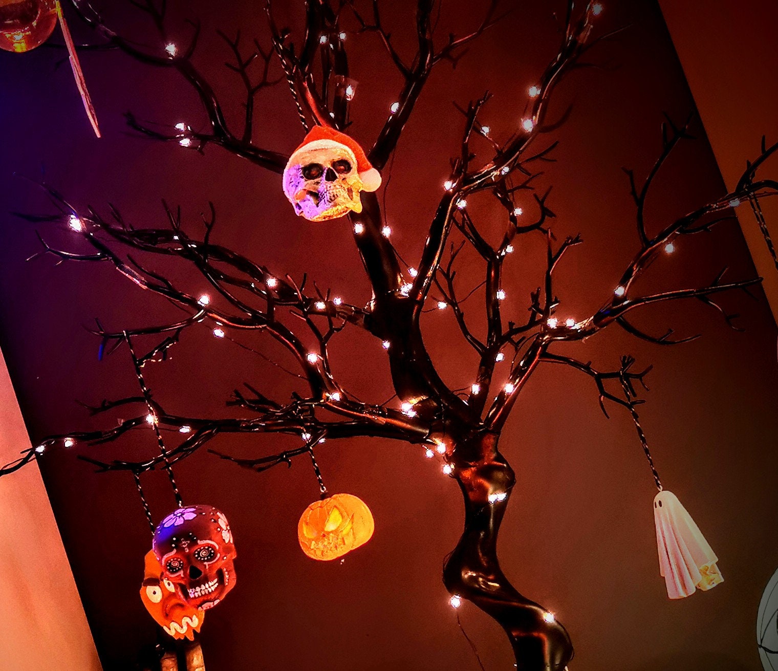 Black Tree Perfect for Halloween & Christmas Decorations - Etsy