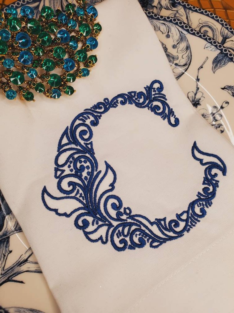 Vintage Monogram Embroidery Font Bundle Machine Embroidery - Etsy