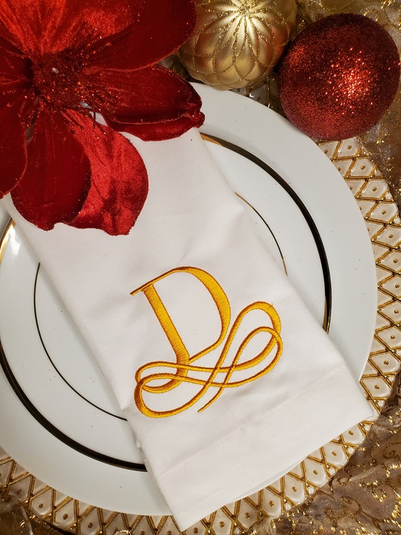 Machine Embroidery Design Elegant Monogram Letter D | Etsy