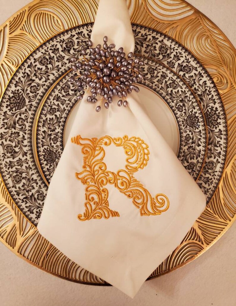 Vintage Monogram Embroidery Font Bundle Machine Embroidery - Etsy