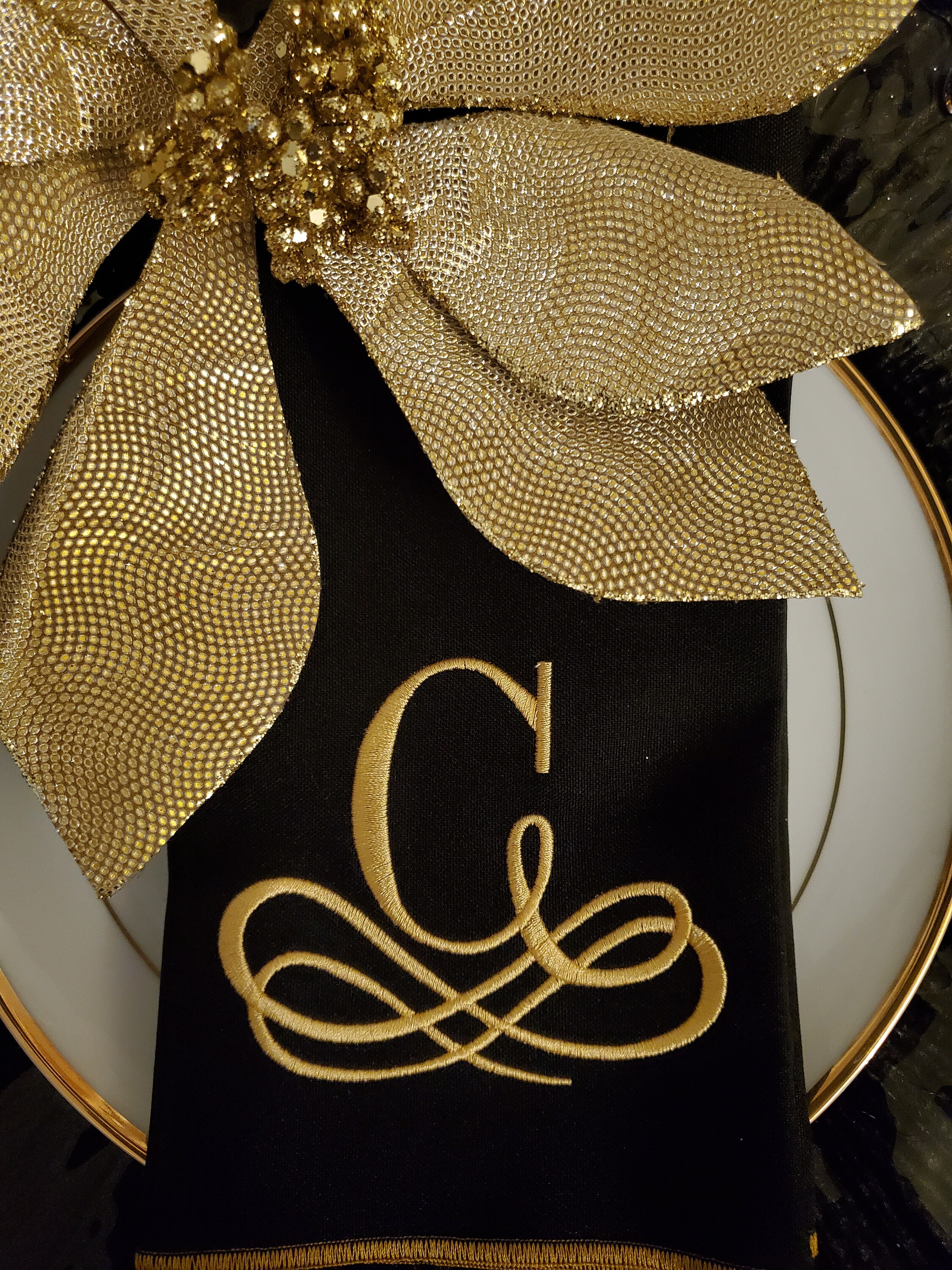 Machine Embroidery Design Elegant Monogram Letter C Embroidery Font ...