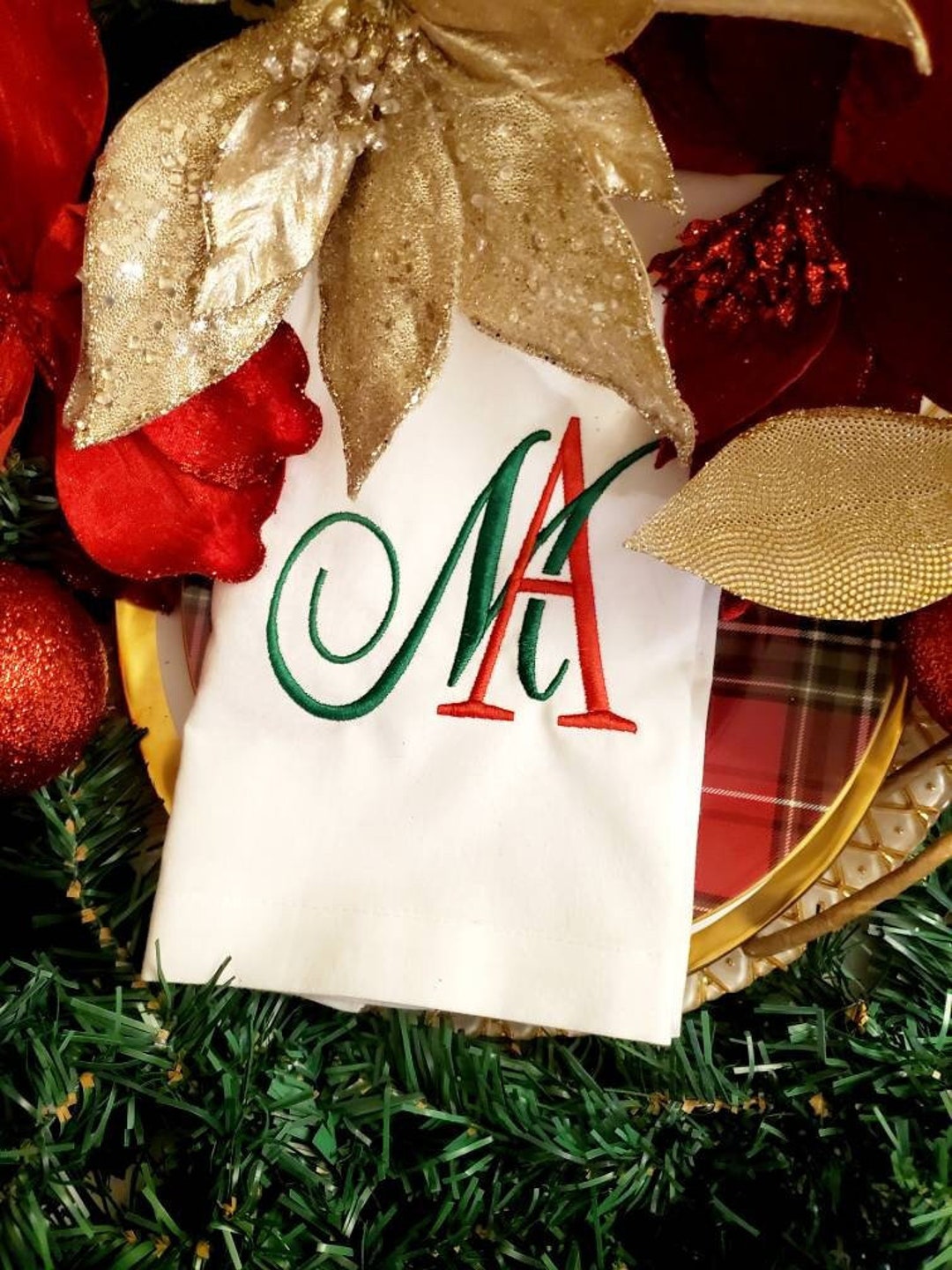 Embroidered Monogram Letters MA, Two Letter Embroidery Design, Machine ...