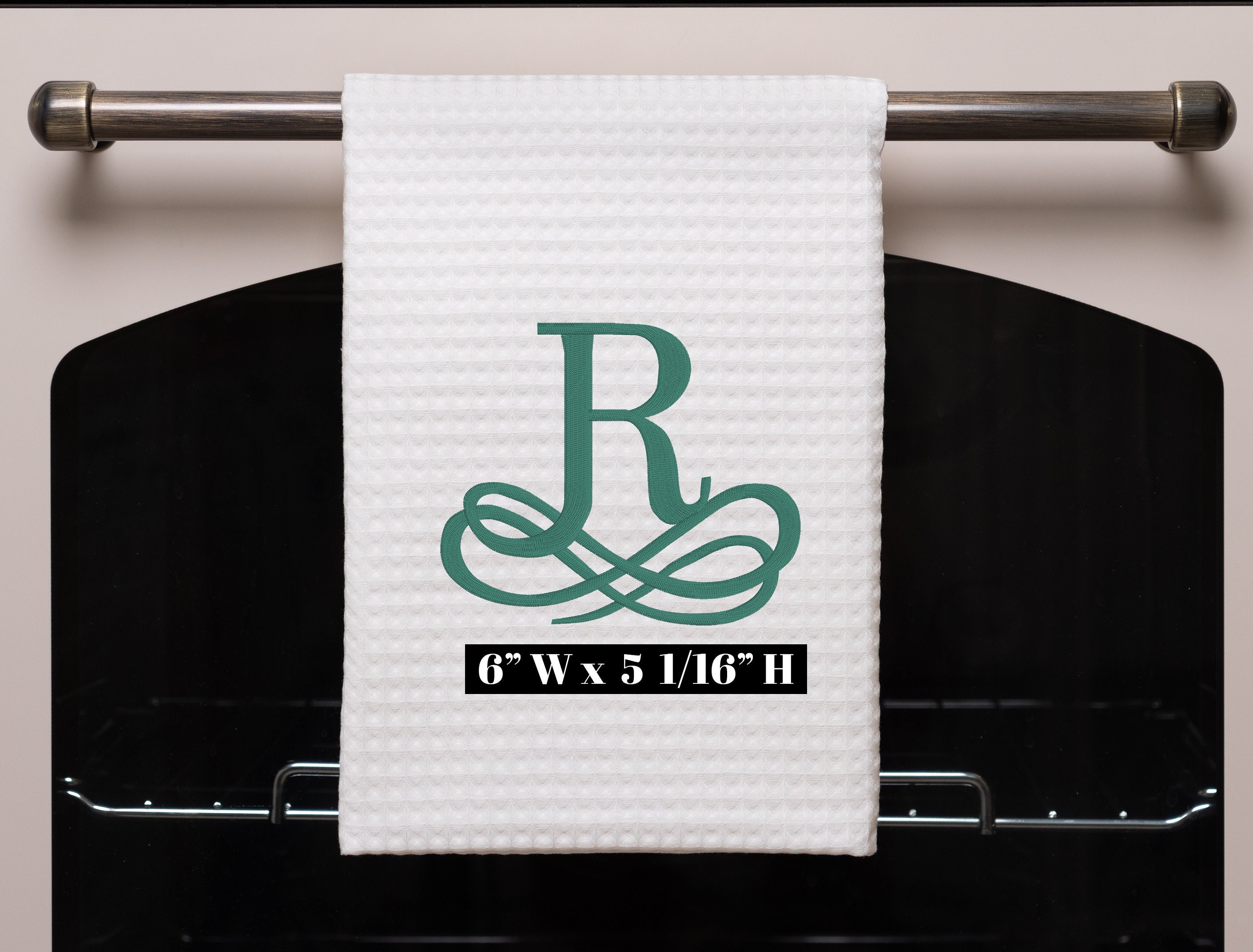 Large Machine Embroidery Letter R Design Elegant Monogram Letter R ...