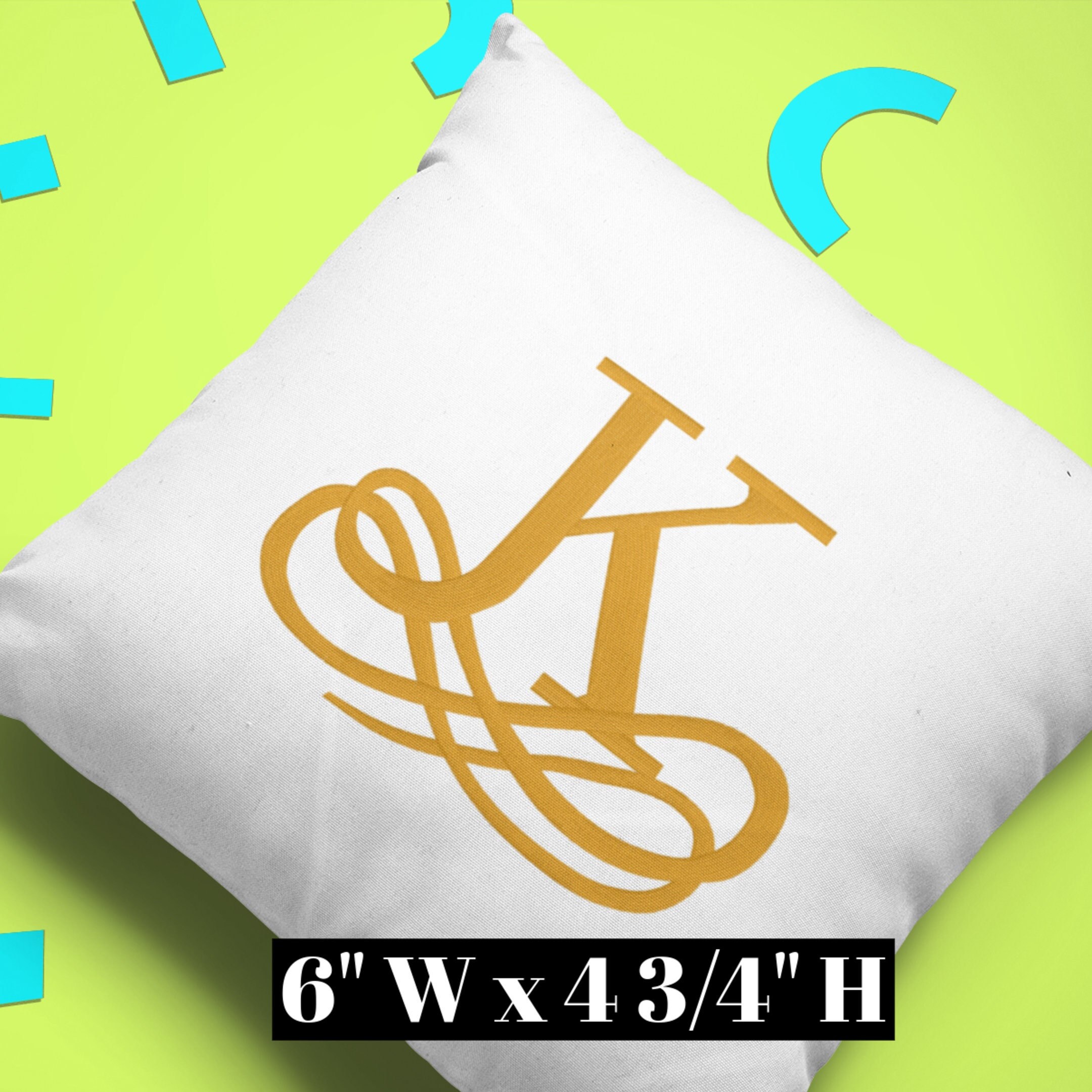 Large Machine Embroidery Letter K Design Elegant Monogram Letter K ...