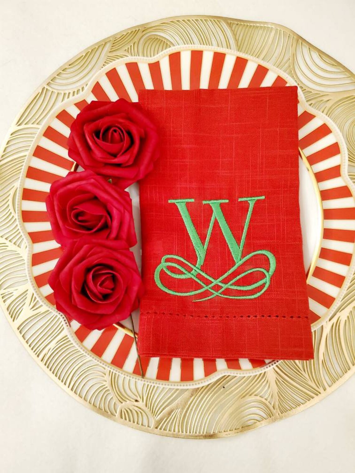 Machine Embroidery Design Elegant Monogram Letter W - Etsy