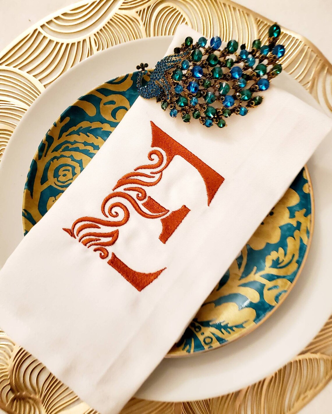 Embroidered Monogram Letter E Embroidery Font Design File - Etsy