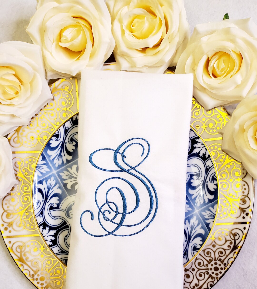 Monogram Embroidery Letter S, Elegant Embroidery Design, Embroidery ...