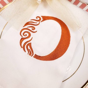 Embroidered Monogram Letter O, Embroidery Font Design File, Machine ...