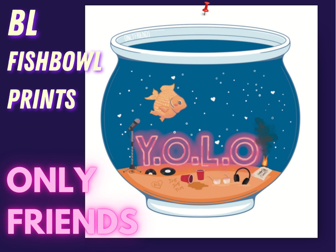 Only Friends BL Fishbowl Poster | YOLO, Boys Love, Digital Art - Etsy