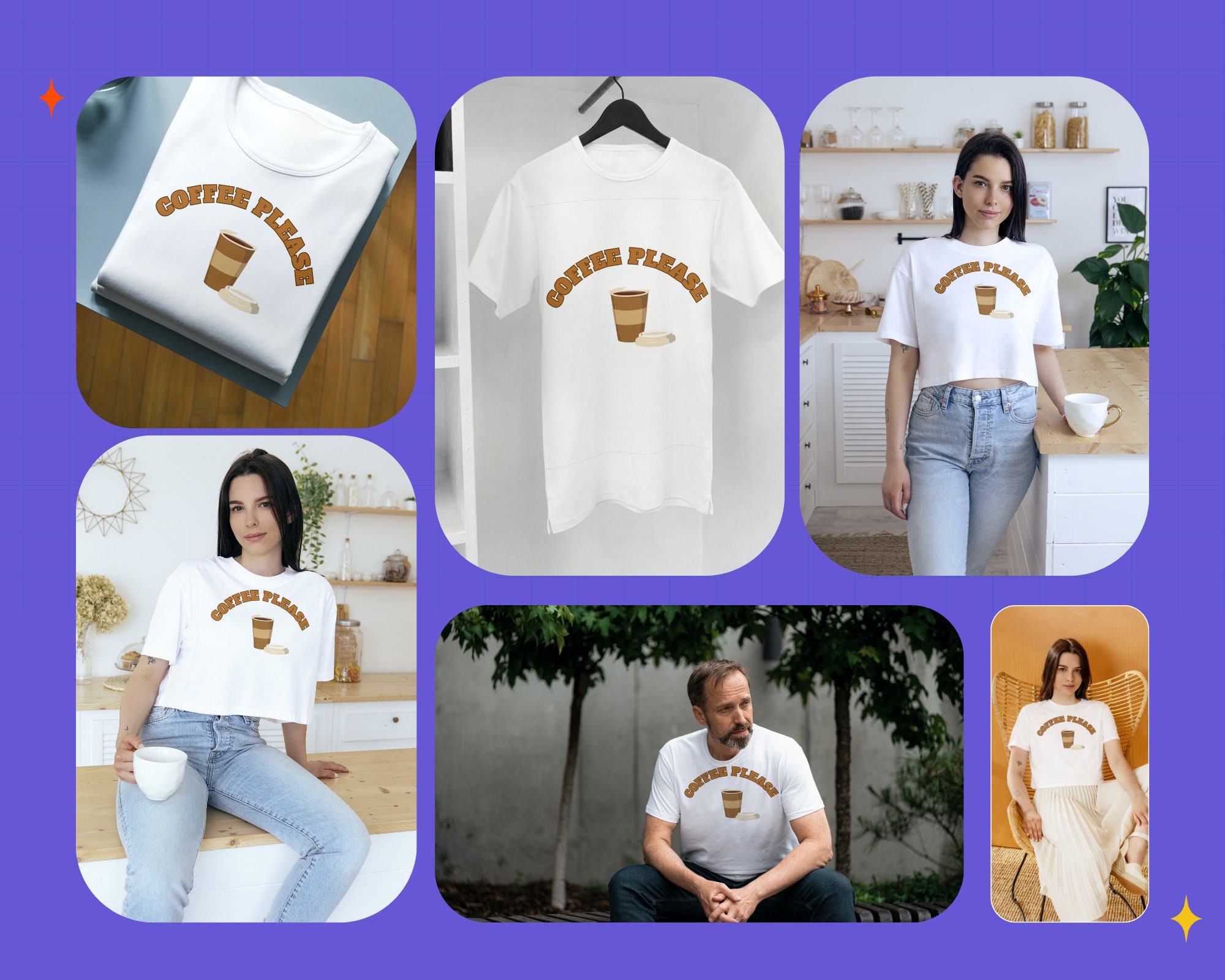 T-shirt Canva Template,print on Demand T-shirt Template for Personal ...