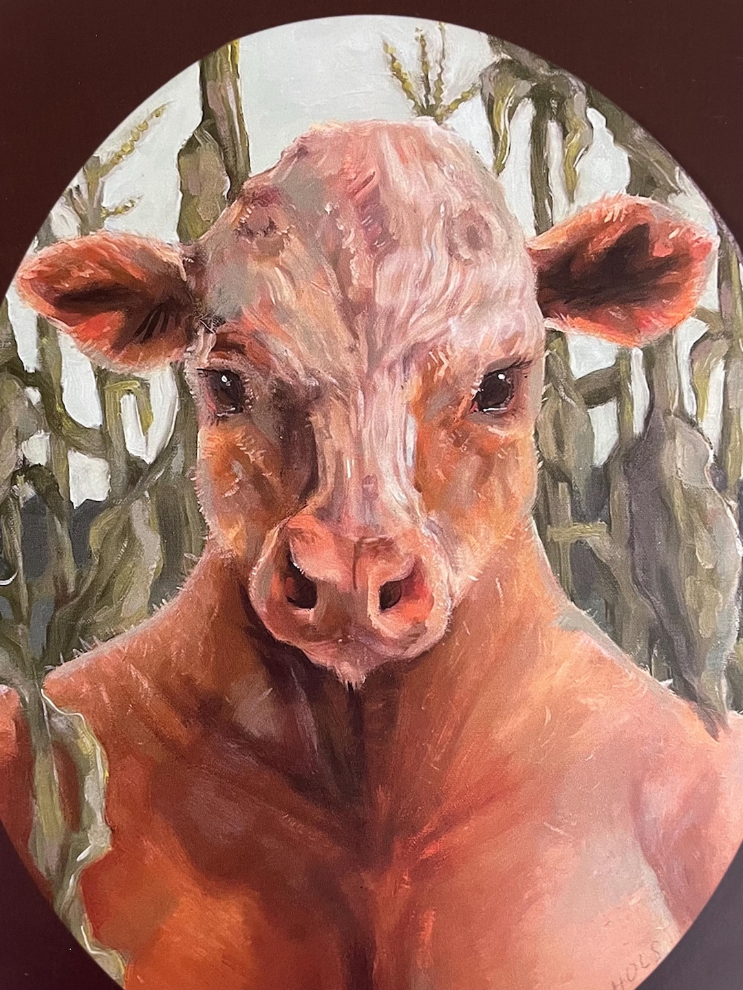 Minotaur of the Midwest | Painting Print | Highland Cow | Savanna ...